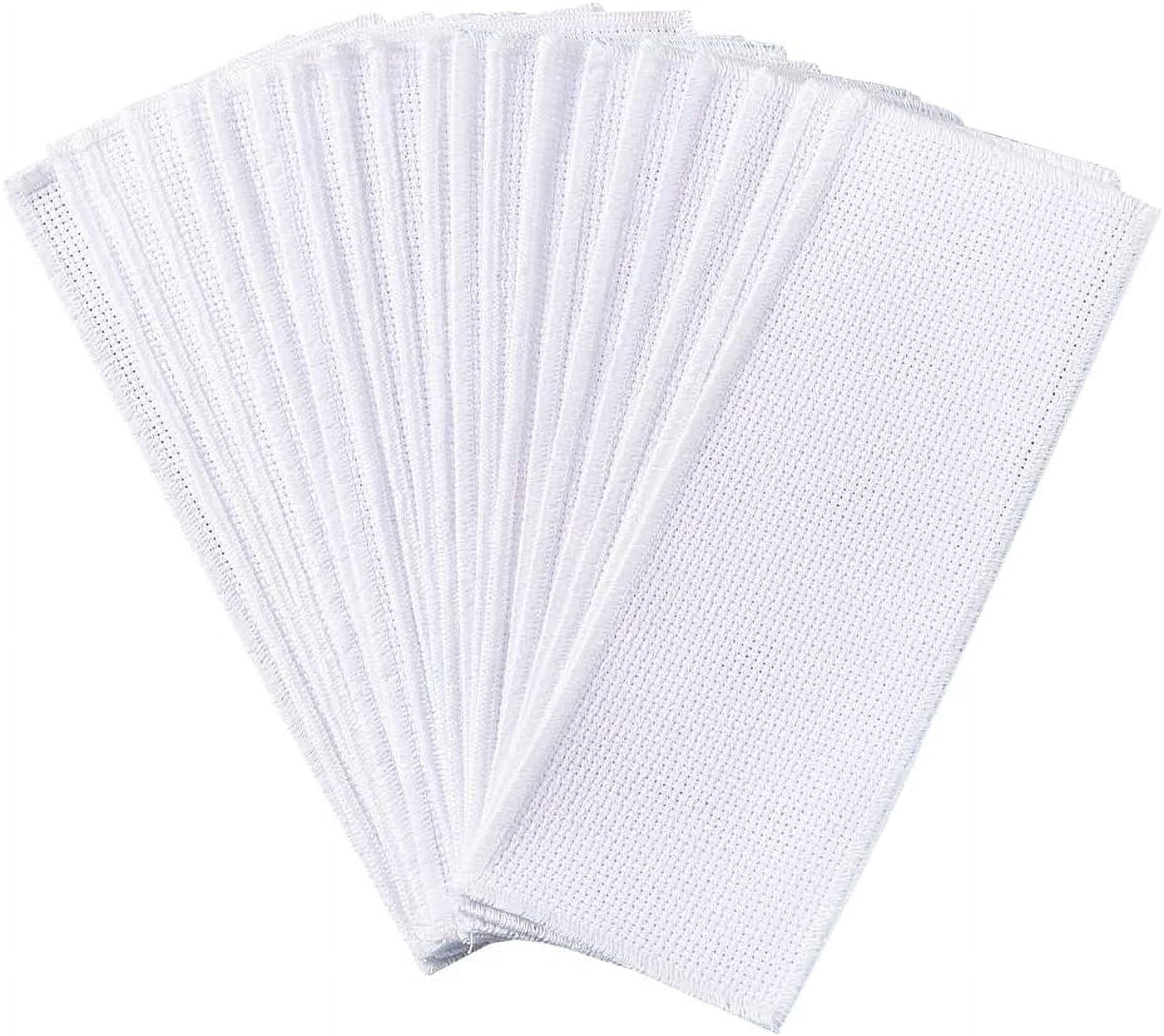 Cotton Bookmarks for Cross Stitch Making Rectangle White 189x70x1.5mm ...