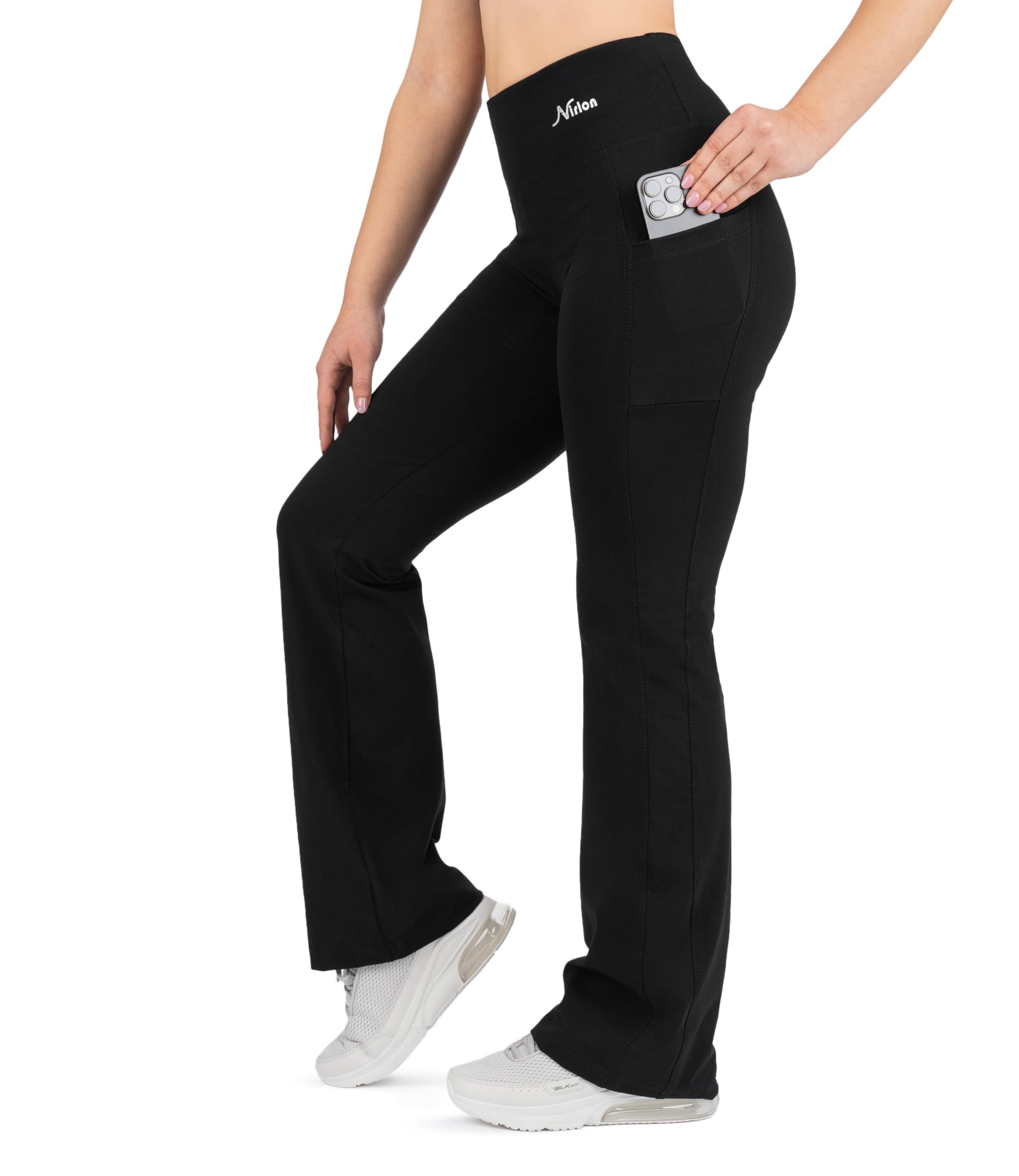 Cotton Bootcut Yoga Pants Size 4, Height: 5'2" - 5'5" | 30" Inseam ...