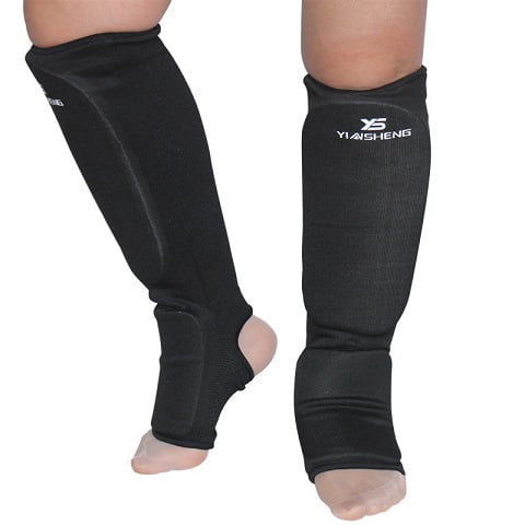 Cotton Boxing shin guards MMA instep protectors foot protection TKD ...
