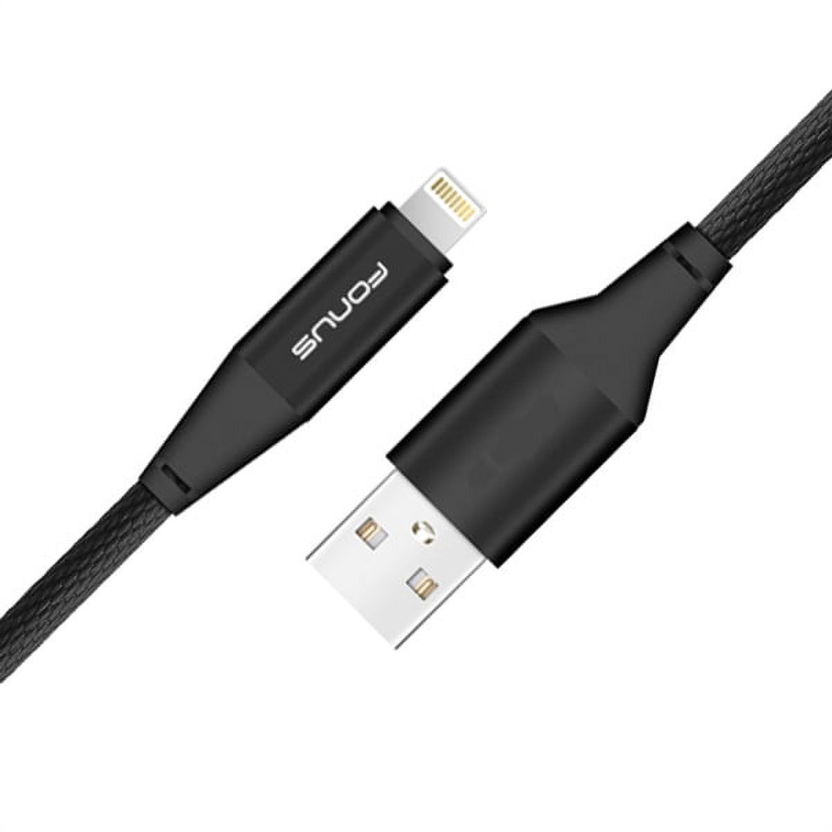 Cotton Braided 6ft Long USB Cable Wire Sync Data Cord [Rapid Charging ...