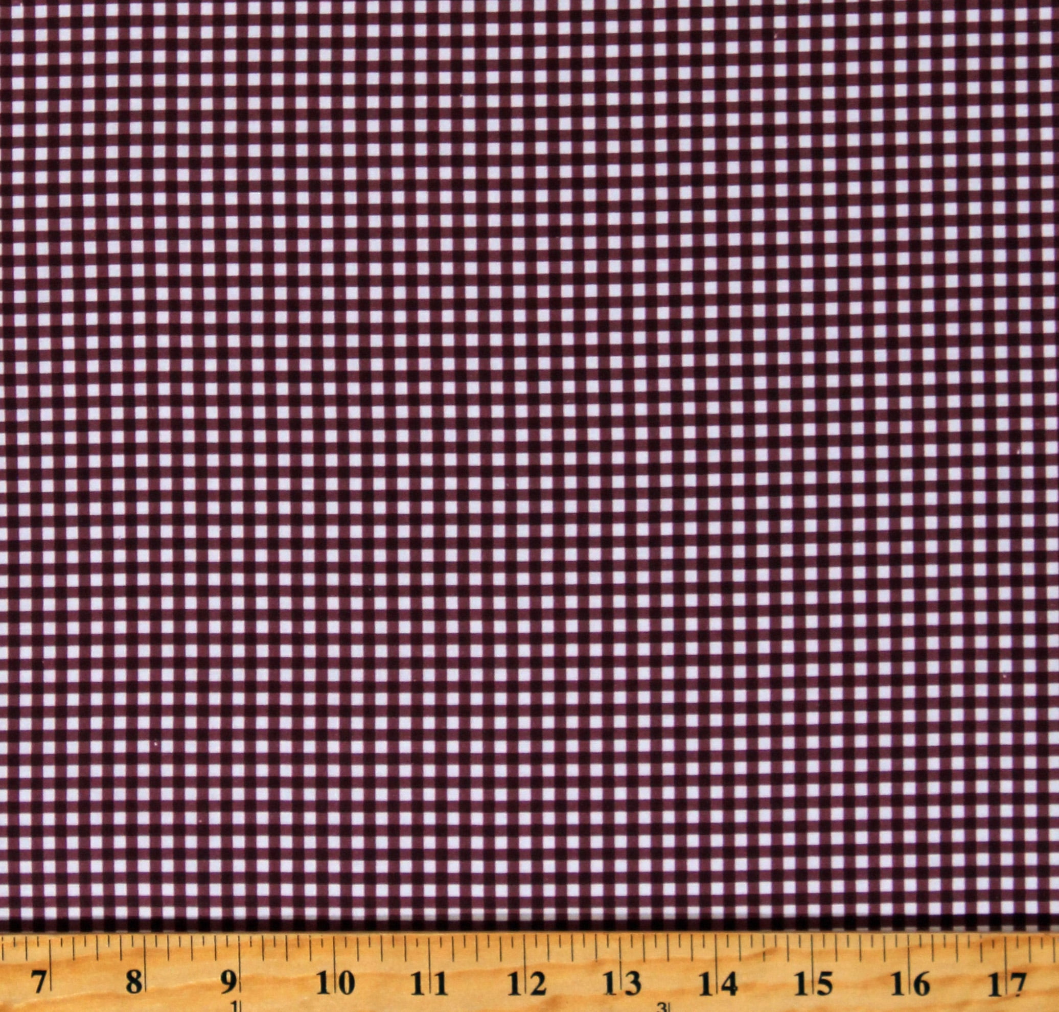 Cotton Burgundy Gingham Checks Squares Checkered Plaid 2023 Blenders ...