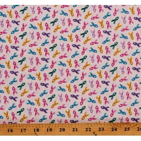 Breast Cancer Awareness Fabric By The Yard