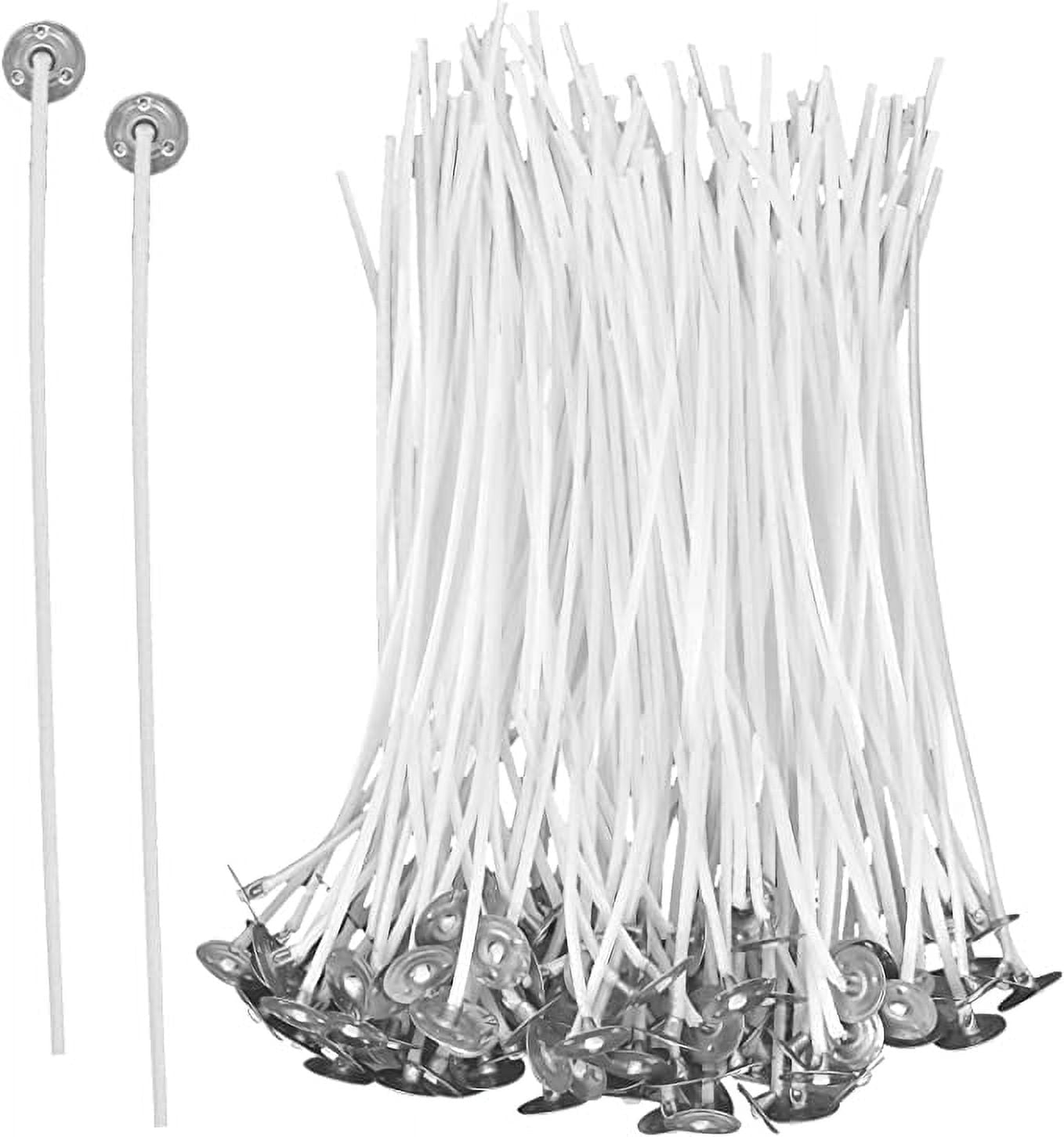 Cotton Candle Wick 8" Pre-Waxed Low Smoke Wick for Candle Making,Candle ...