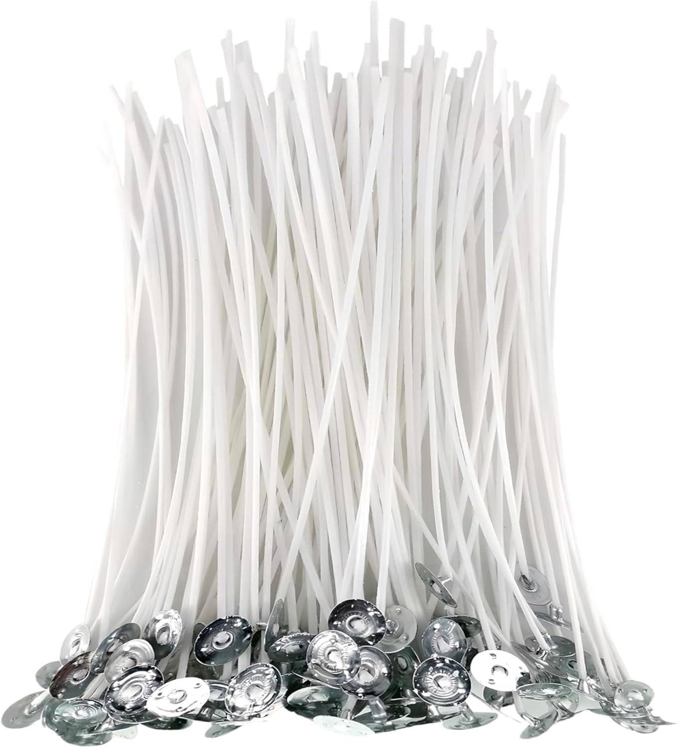 Cotton Candle Wicks 20cm Pre-Waxed, Low Smoke Candle Making Wicks for ...