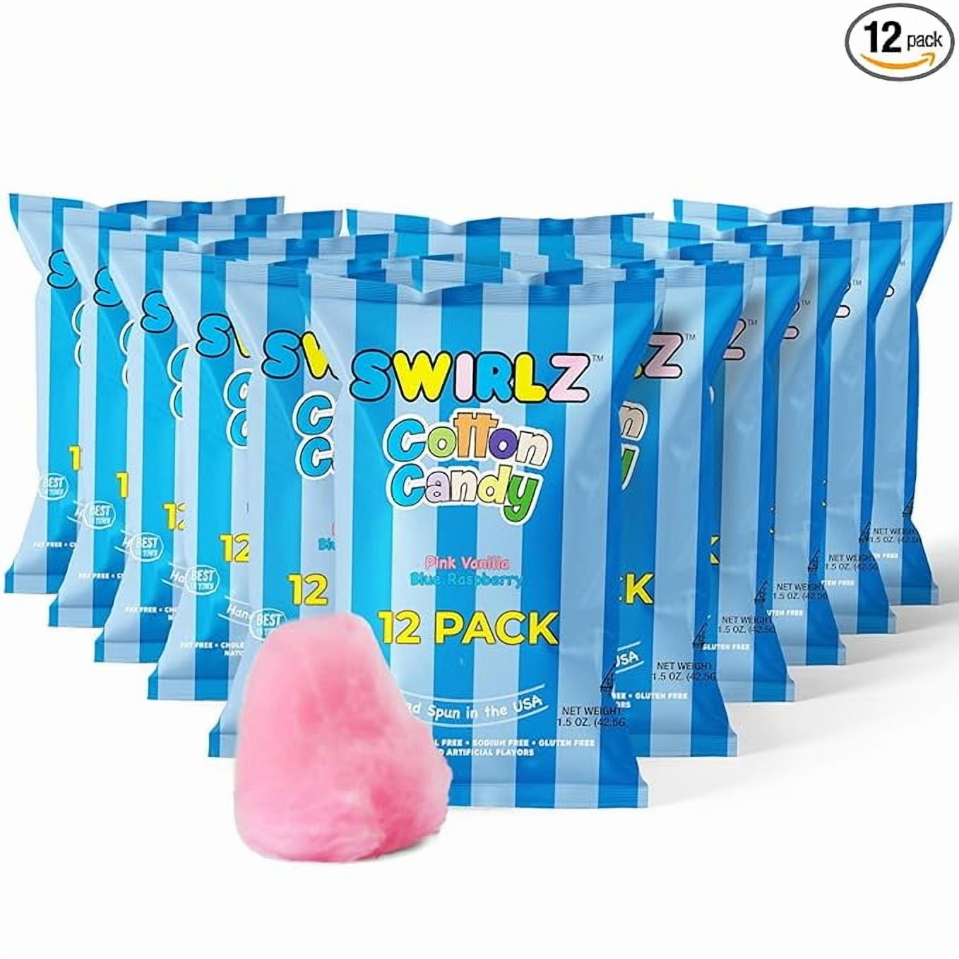 Cotton Candy Assorted 12 bags 37.2 ounce - Walmart.com