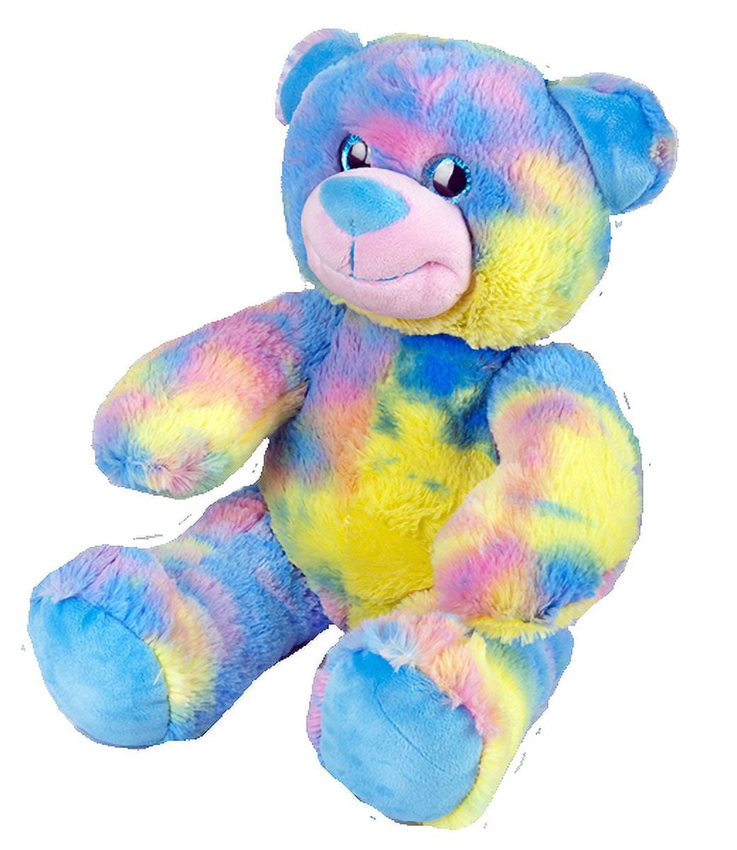 Cotton Candy Bear 16-Inch Stuffed Toy in Mummy Morph Suit - Colorful ...