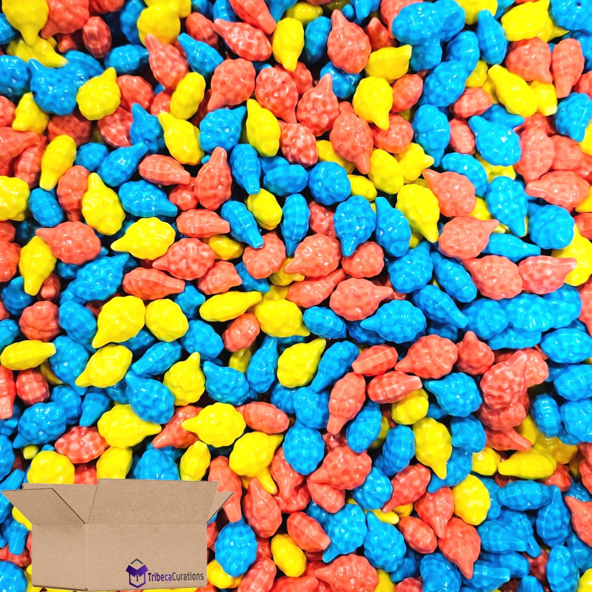 Cotton Candy Bite Size Candies Bulk Value Pack Blue Raspberry, Cherry ...