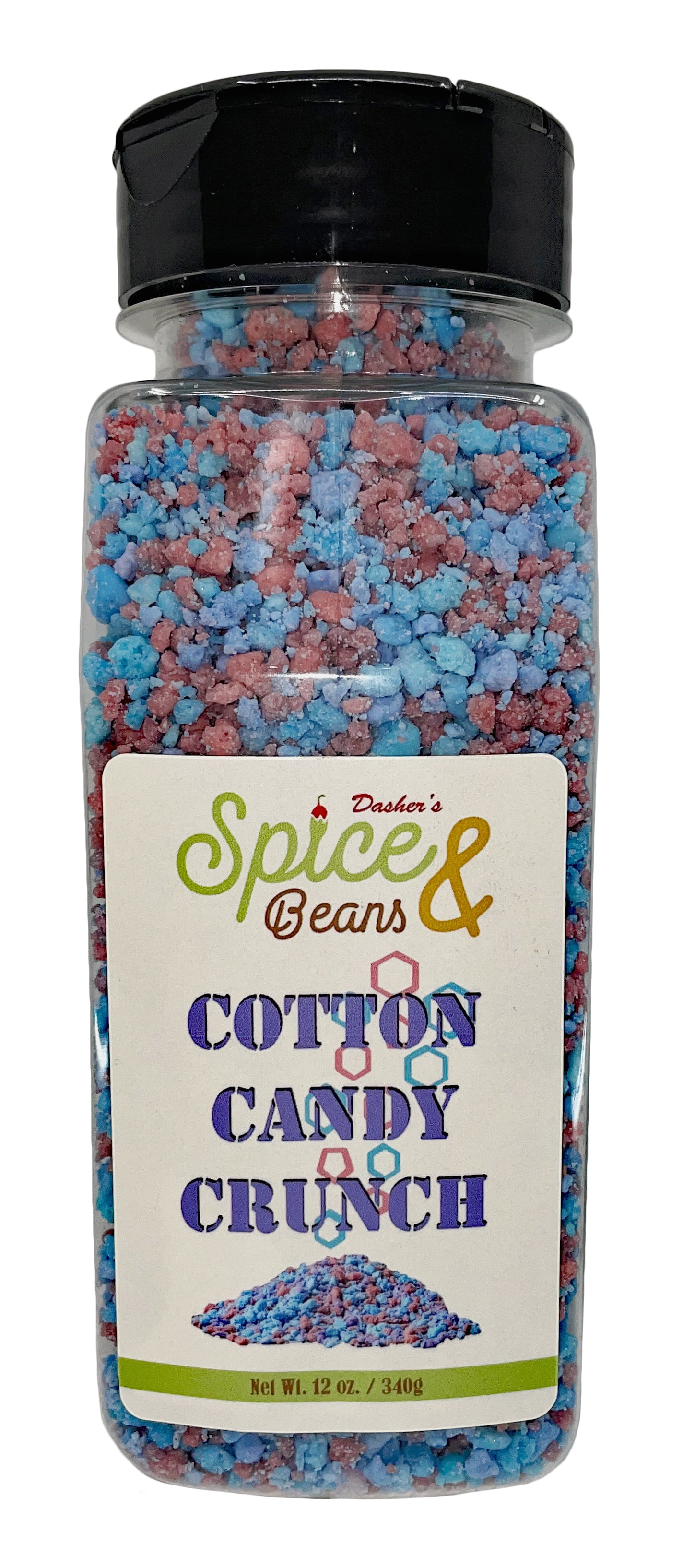 Dasher's Spice & Beans Cotton Candy Crunch Ice Cream & Cake Topping ...