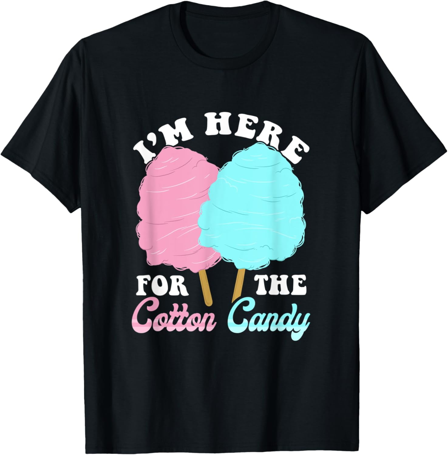 Cotton Candy Fair And Carnival Food T-Shirt - Walmart.com