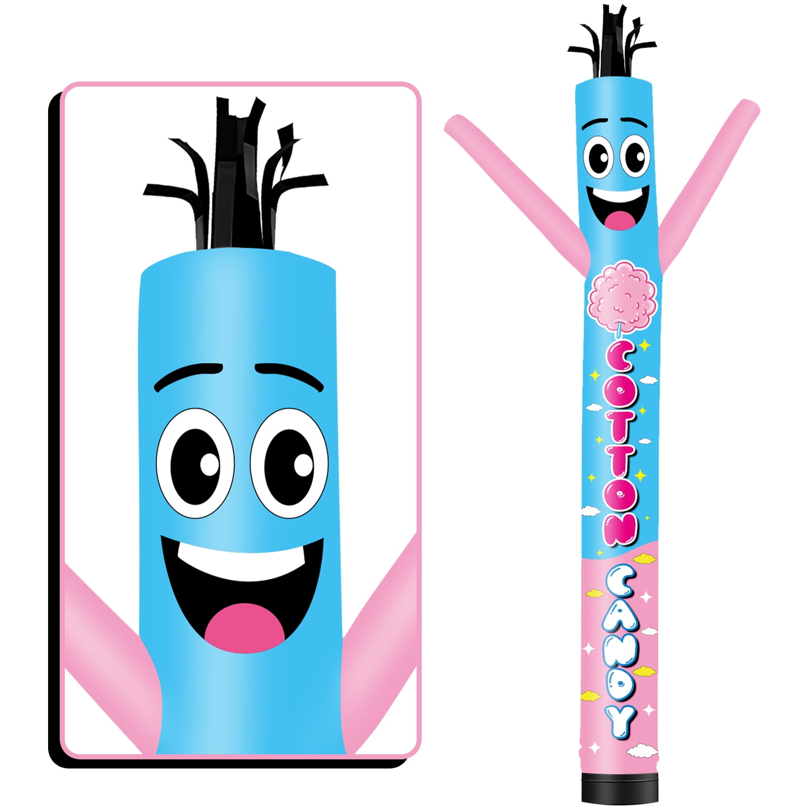 Cotton Candy Inflatable Tube Man Wacky Wavy Dancing Guy for Outdoor ...