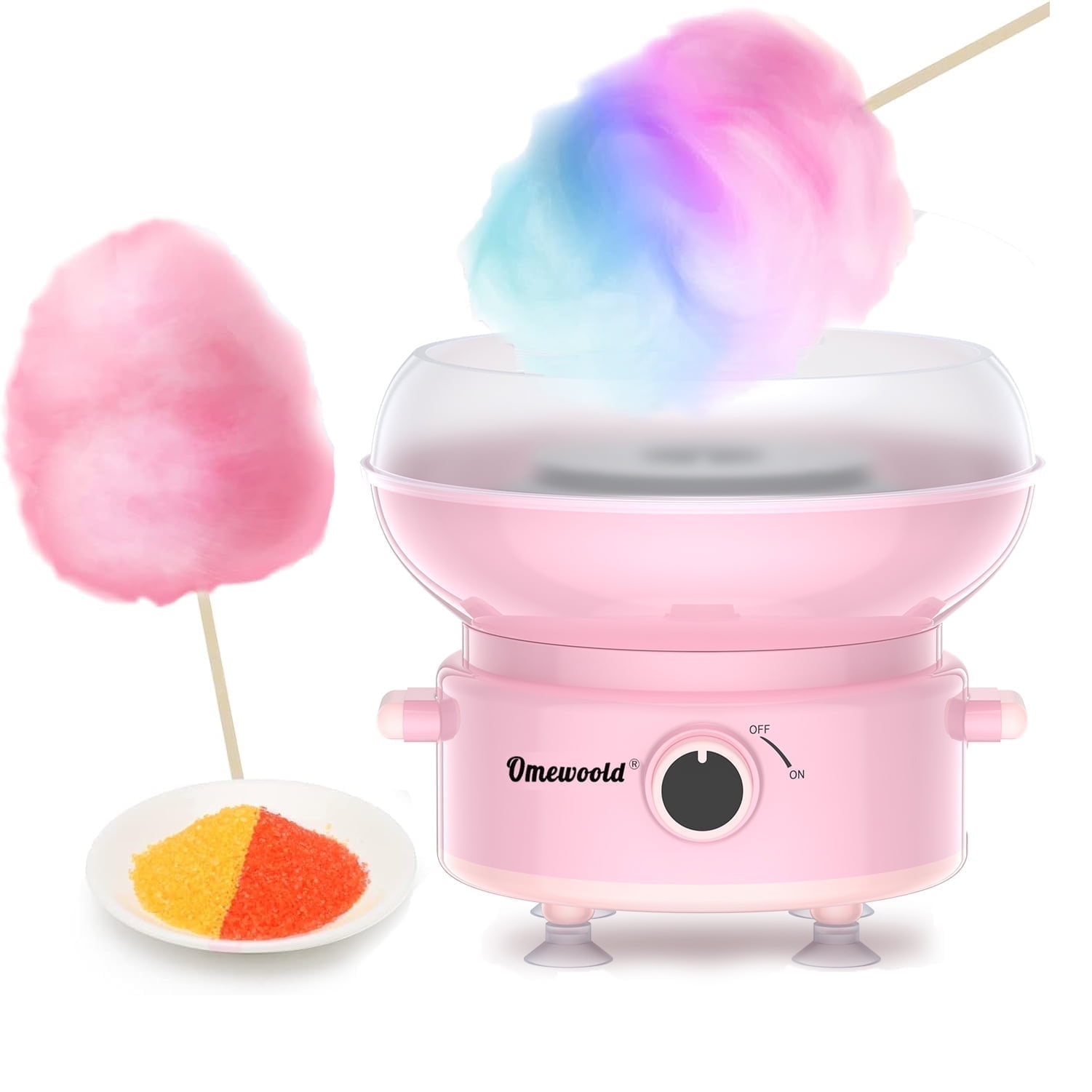 400W Cotton Candy Machine Kit for Kids & Adults, Easy Clean, Birthday ...