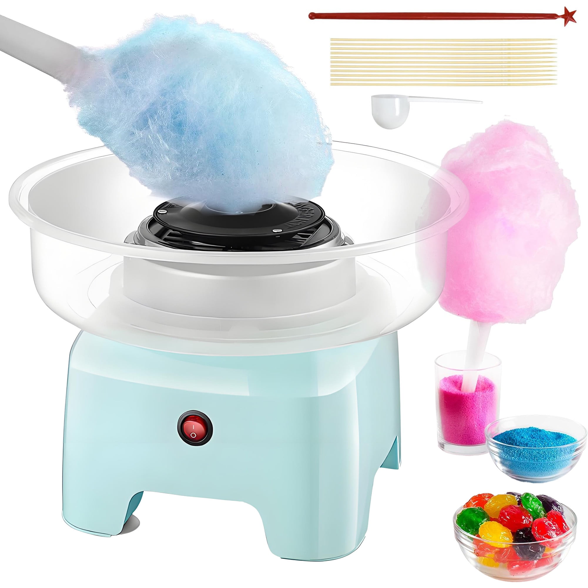Cotton Candy Machines,500W Cotton Candy Maker for Kids Candy Floss ...