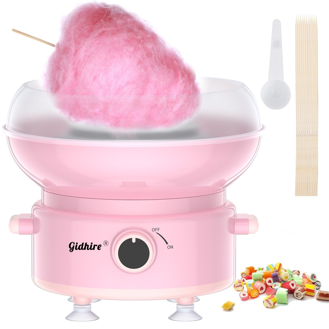 Cotton Candy Machine,Cotton Candy Maker for Kids Adults Homemade Sweet ...