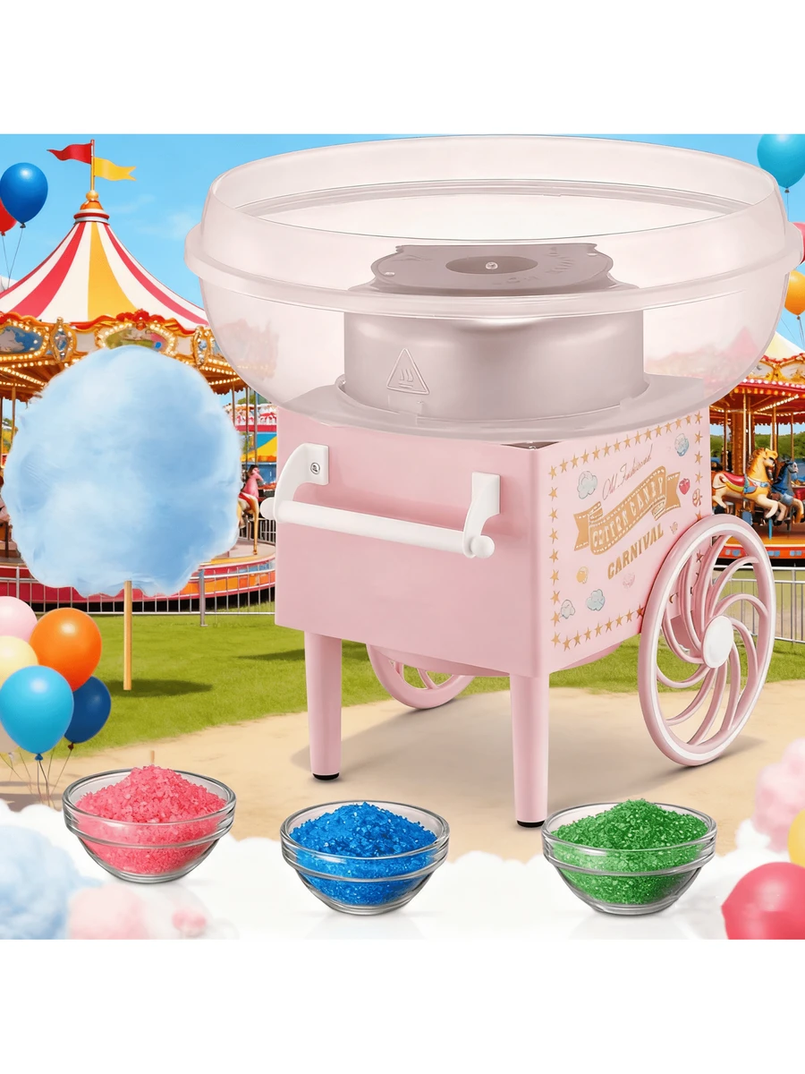 Cotton Candy Machine, Countertop Cotton Candy Maker Homemade Candy ...