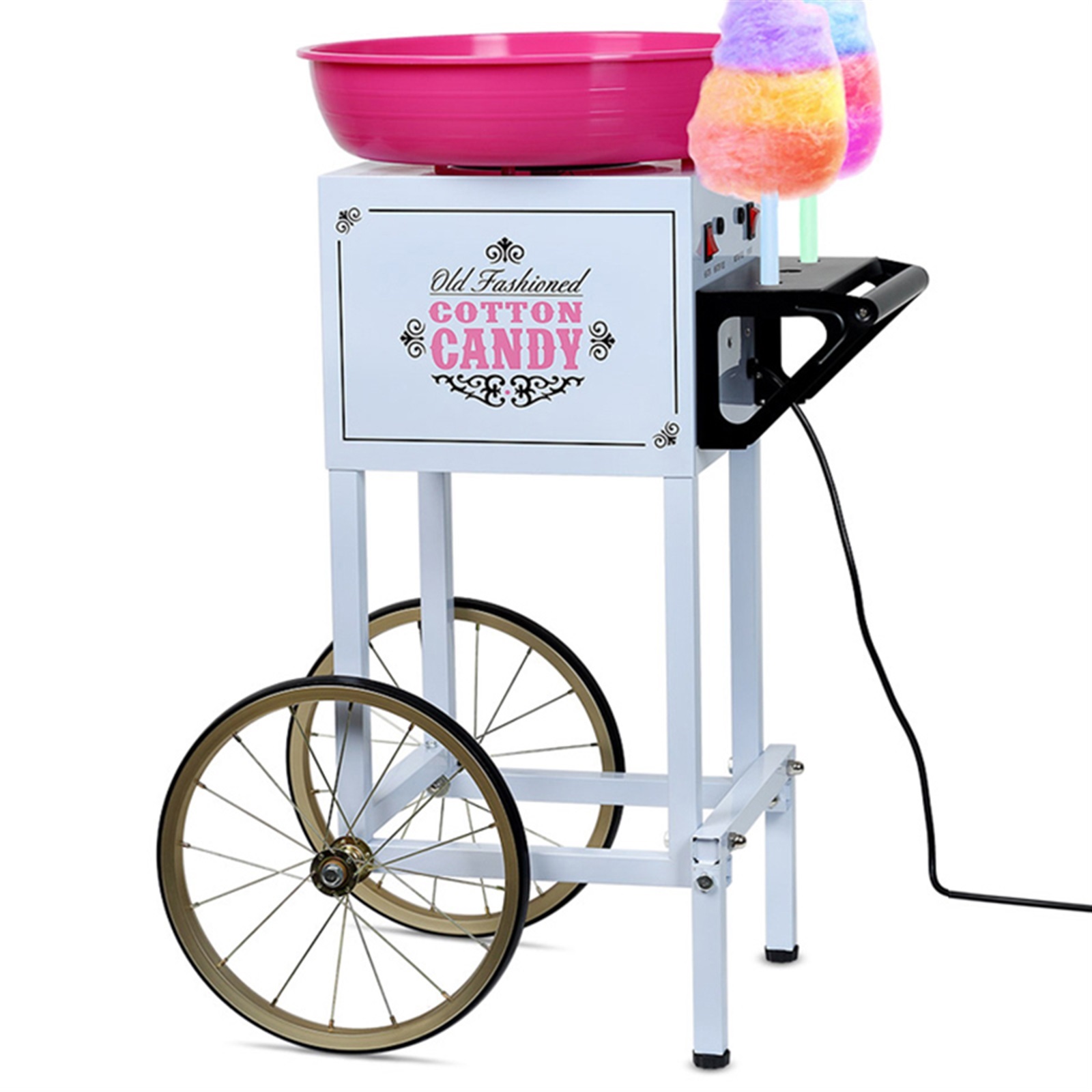 Cotton Candy Machine High-power Commercial Fancy Electric Mobile Stall ...
