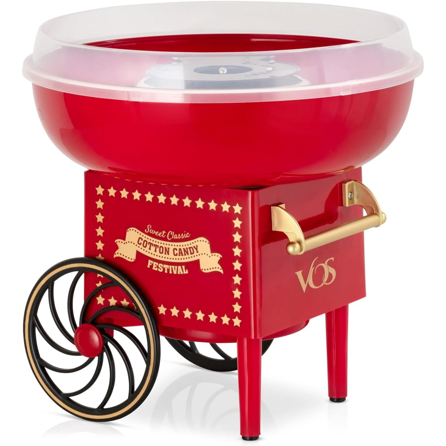 Cotton Candy Machine Kit - Red Retro Cotton Candy Maker, Effortless ...