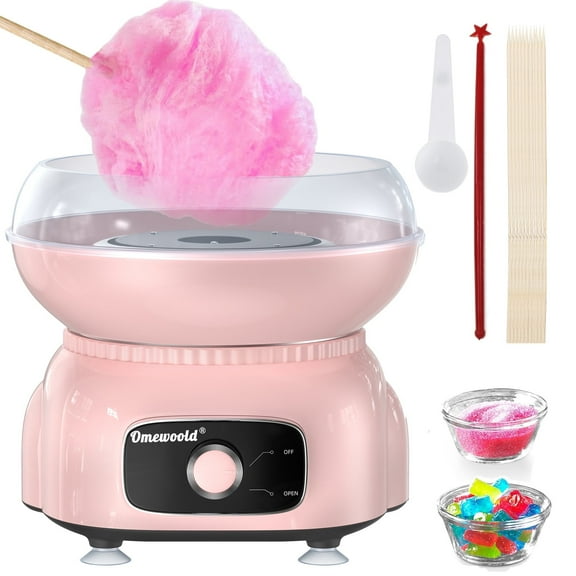 Cotton Candy Machine, Cotton Candy Maker, 500W Pink Vintage Candy Floss ...