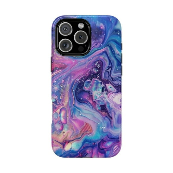 Cotton Candy Purple & Pink Liquid Abstract Phone Case for iPhone 11,12 ...