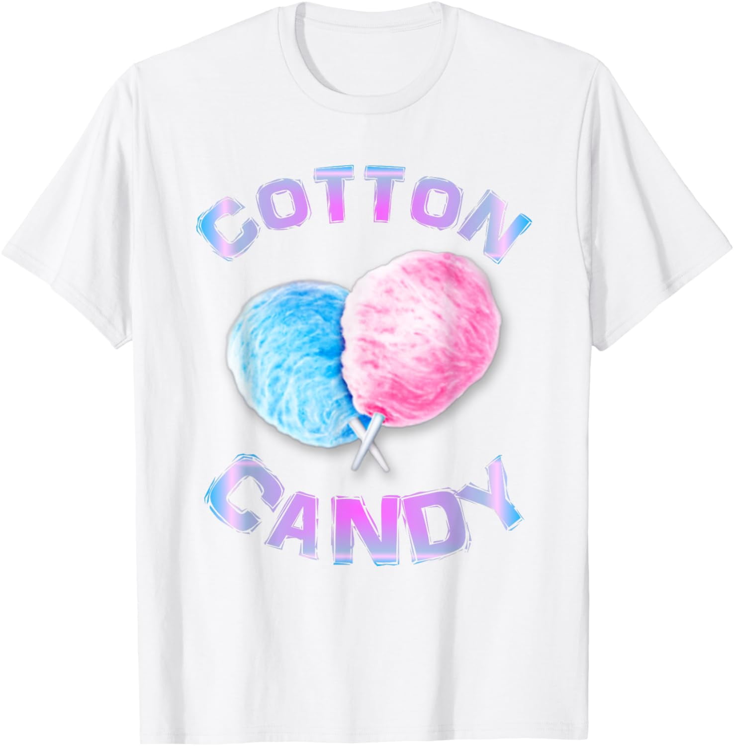 Cotton Candy Sticks Cones Floss Sweet Tooth Candy Fun Gifts T-Shirt ...