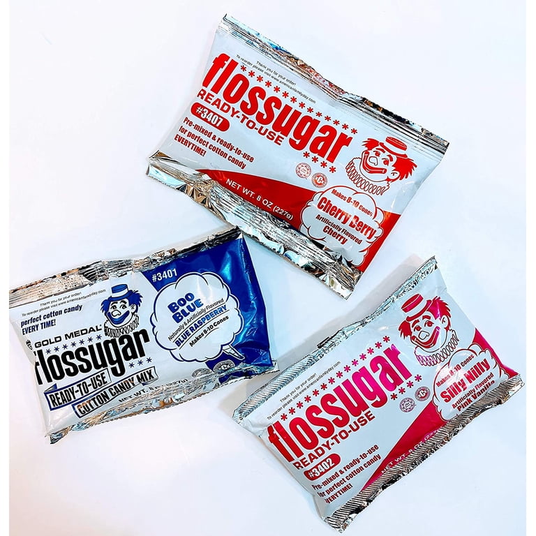 Gold Medal Variety Candy Flossugar (Blue Raspberry And Pink, 46% OFF