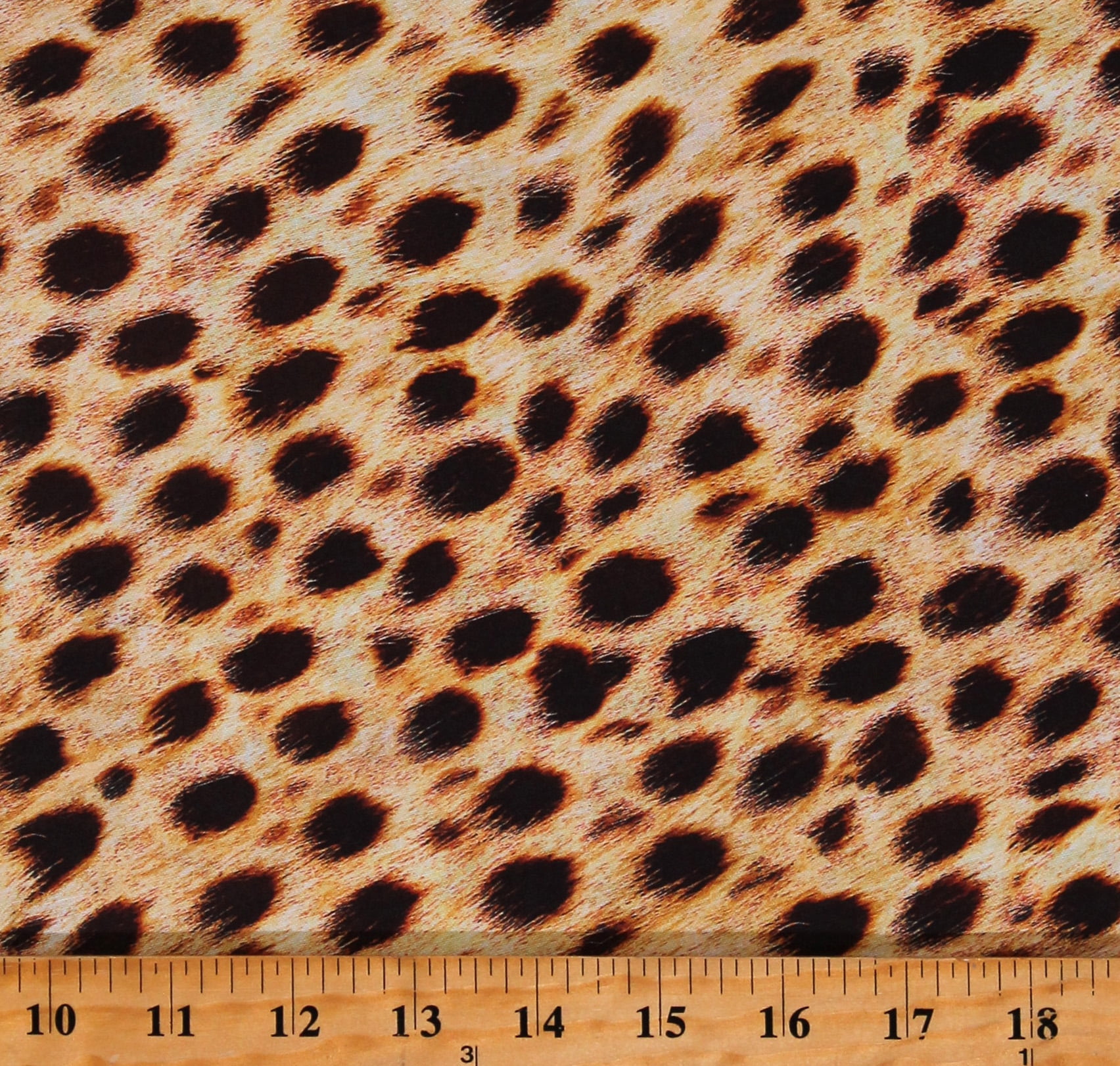 Cotton Cheetah Spots Print Skin Animals Leopard Animal Kingdom Gold ...