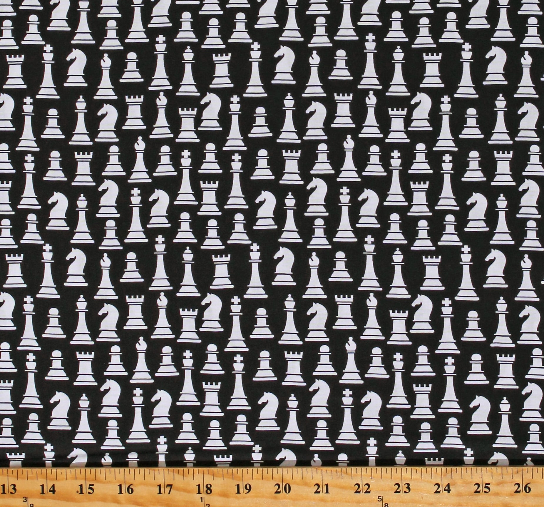 Cotton Chess Pieces Games Kings Queens Horses Checkmate Black Cotton ...