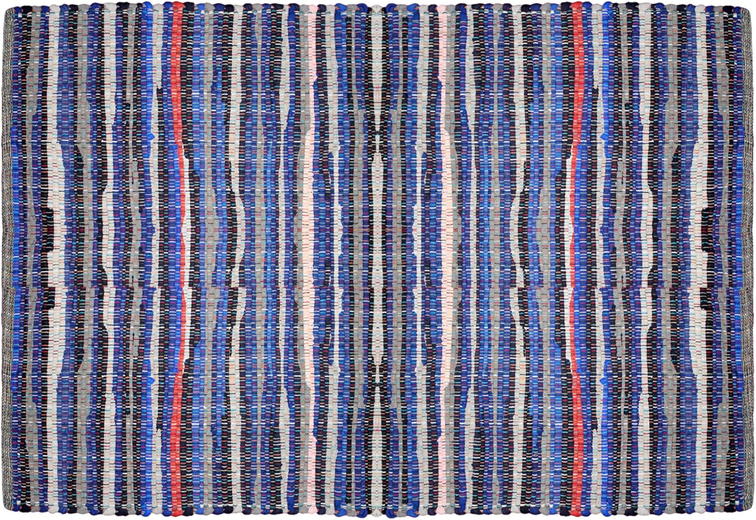 Cotton Chindi Rag Rug - 2 Pack - Boho Farmhouse Rustic Area Accent ...