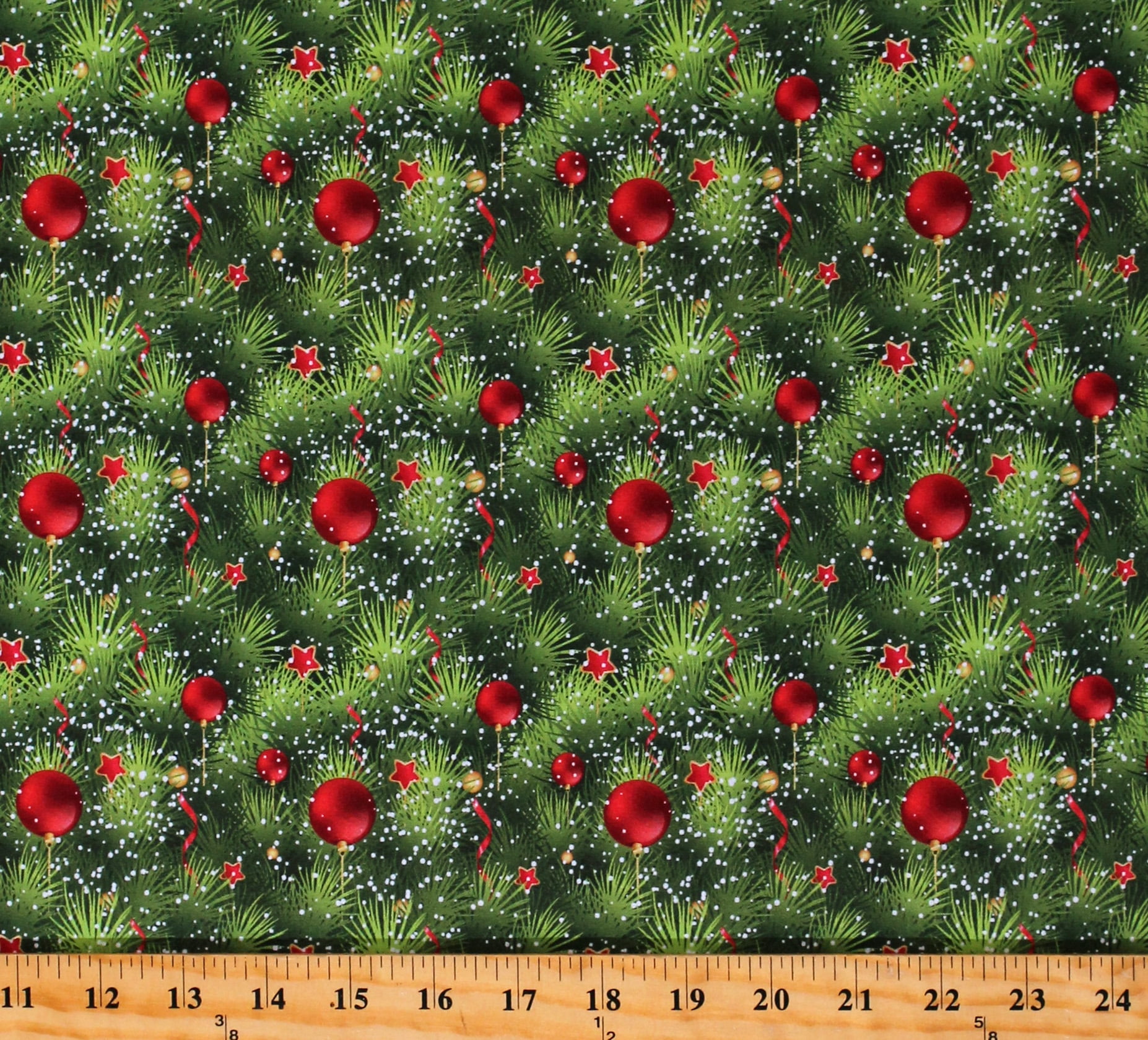 Cotton Christmas Trees Christmas Festive Branches Holidays Green Cotton ...