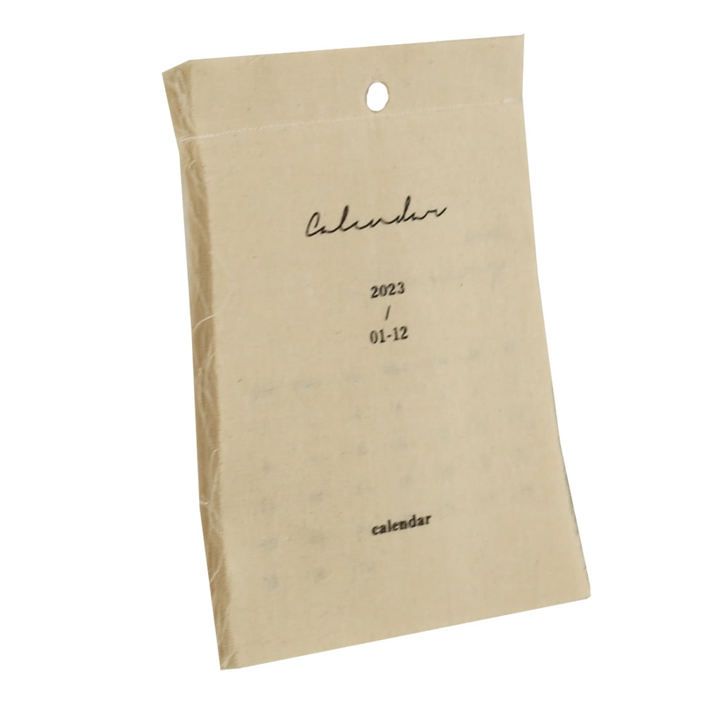 Cotton Cloth Calendar Decorative Calendar Hanging Calendar Wall ...