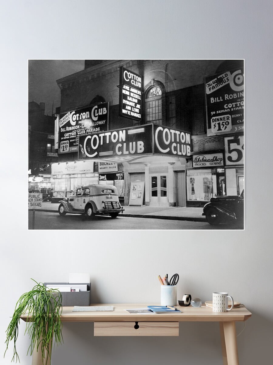 Cotton Club, 1930S, Harlem, Nyc Poster Wall Art, Modern Wall Decor For ...