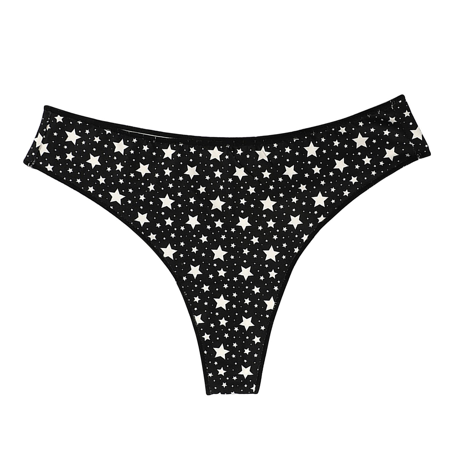 Cotton Comfort Triangle Underwear Cute Low Rise Women Thong Underwear
