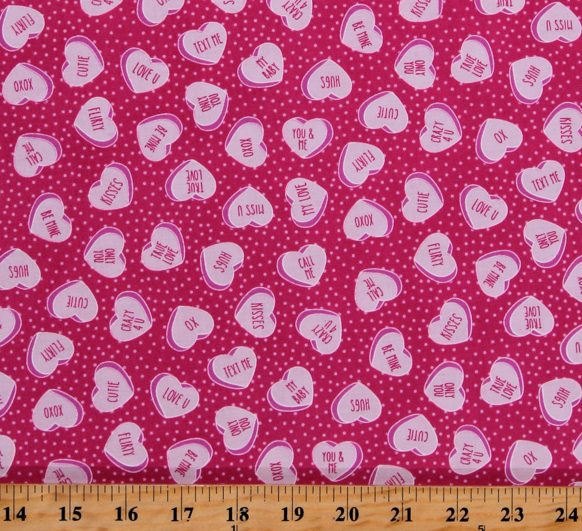 Cotton Conversation Hearts Candy Candies Sweethearts Love Valentine's ...