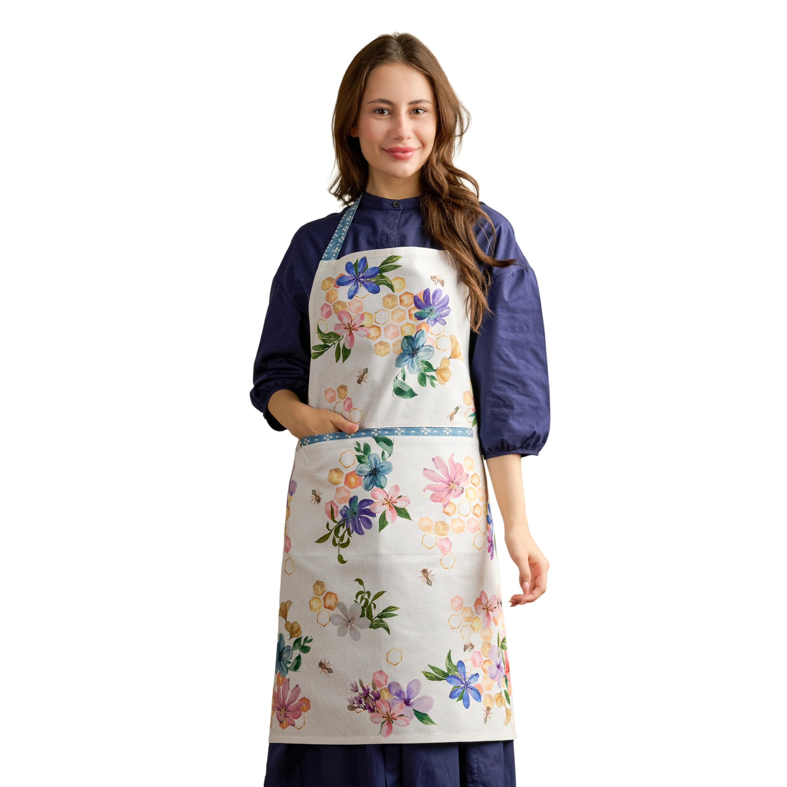Cotton Cooking Apron 077 - Meil-1 1 Count For Home Kitchen and Outdoor ...