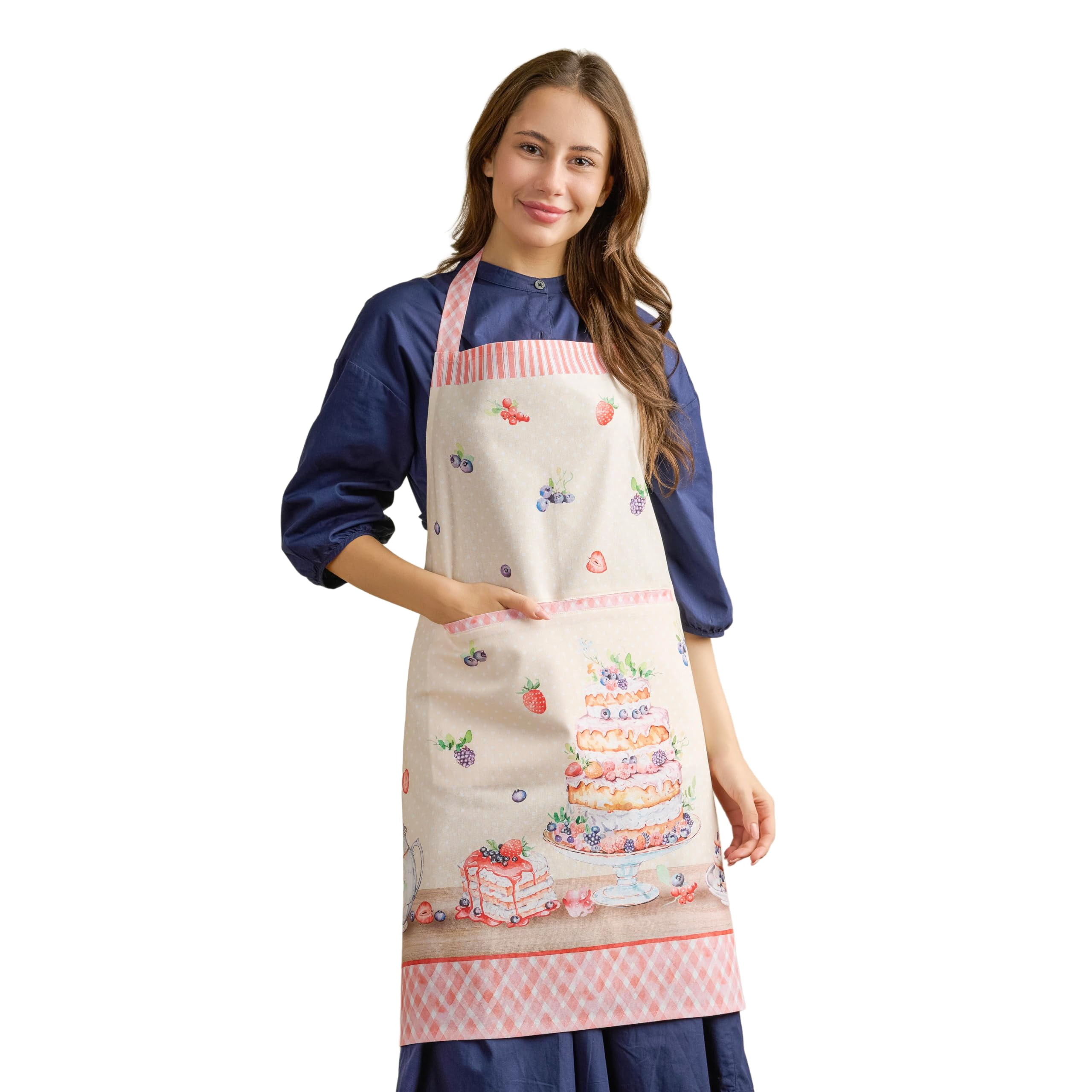 Cotton Cooking Apron 113 - Icing on the Cake 1 Count - Walmart.com