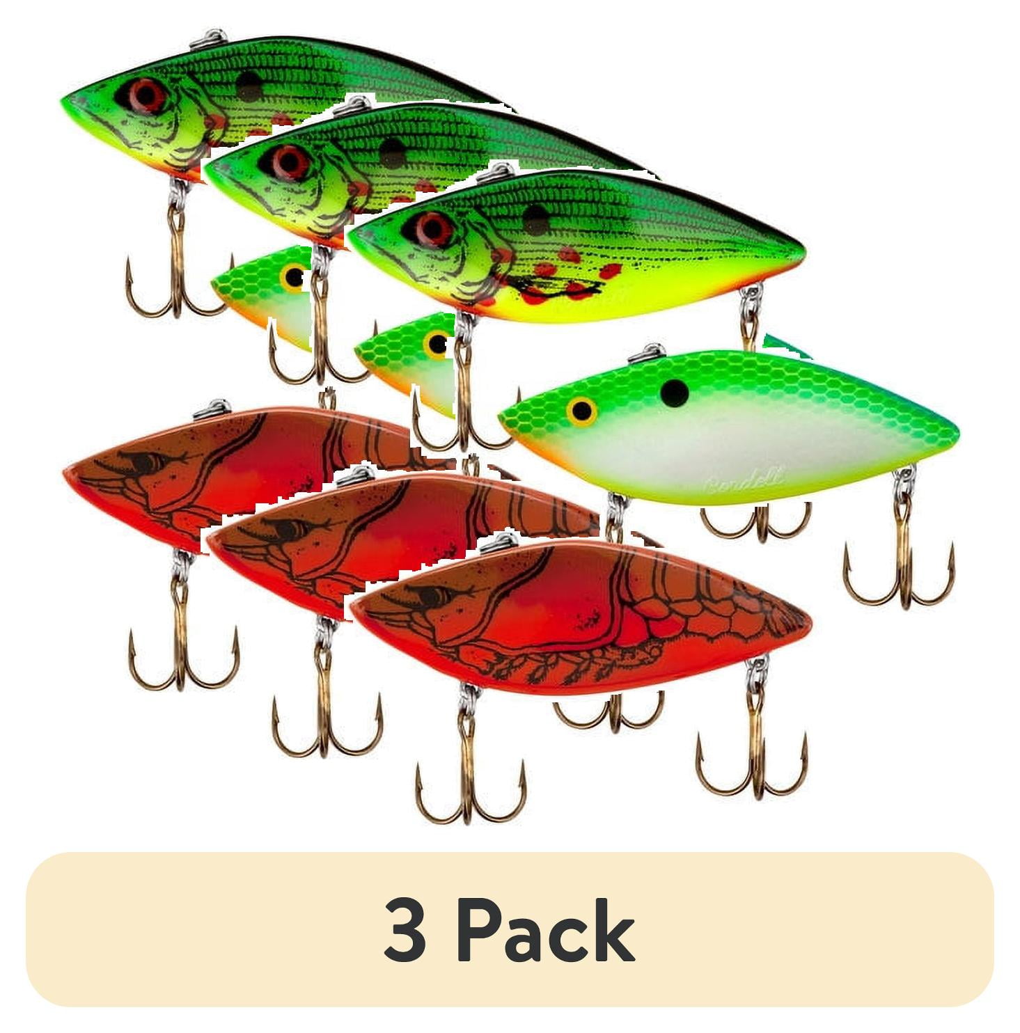 (3 pack) Cotton Cordell Minnow Fishing Lure - Walmart.com