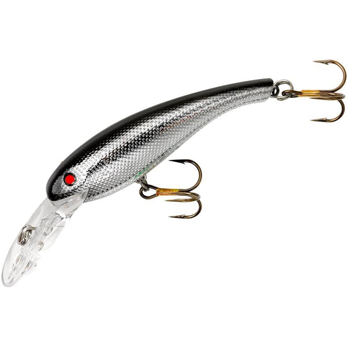 Cotton Cordell Wally Diver Crankbait Chrome Black 2 1/2" 1/4 oz ...