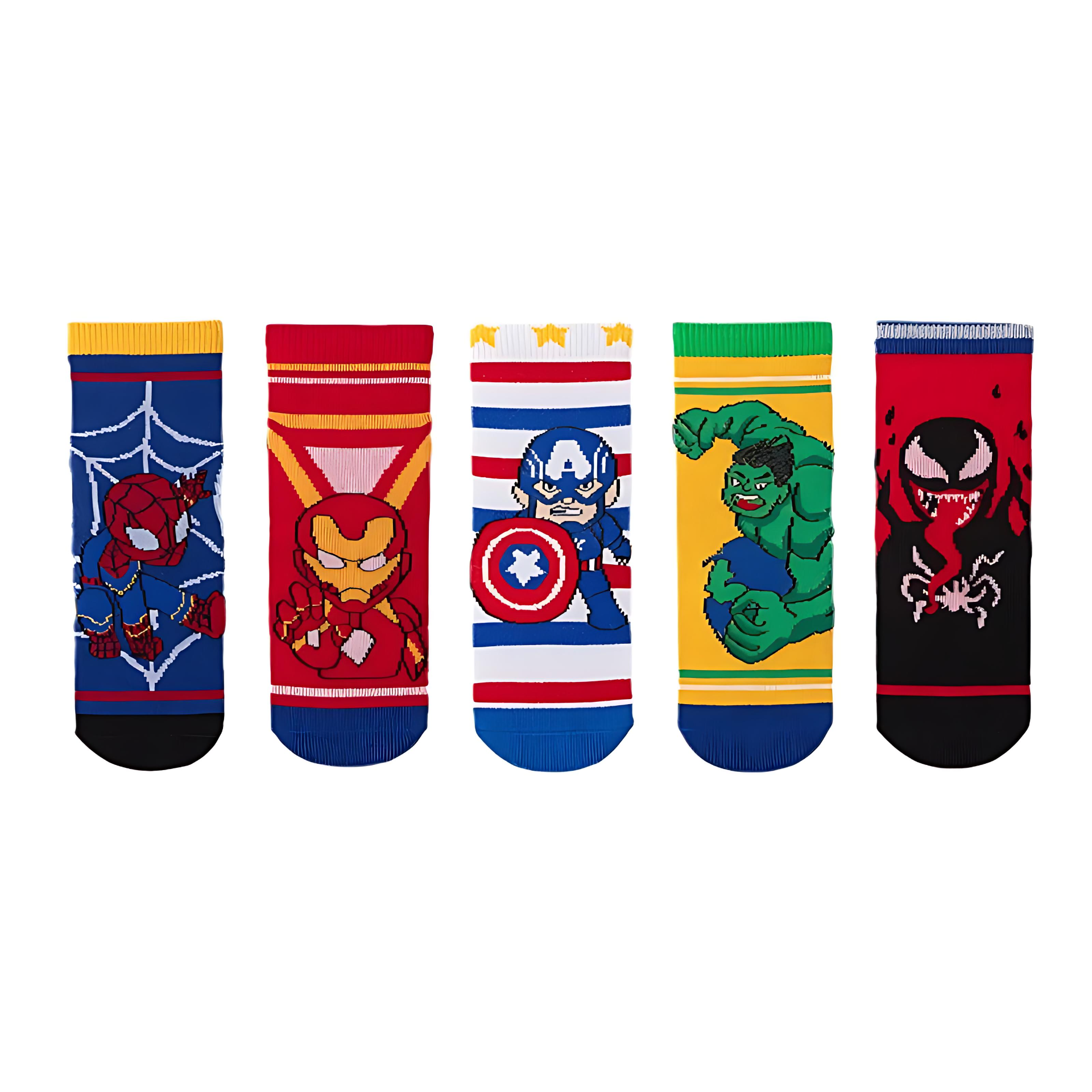 Cotton Crew Super Hero Socks for Girl Kids Toddler Fashion Cute Cartoon ...