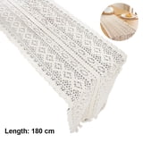 Cotton Crochet Lace Table Runner, Rectangular Dresser Scarf Doilies ...
