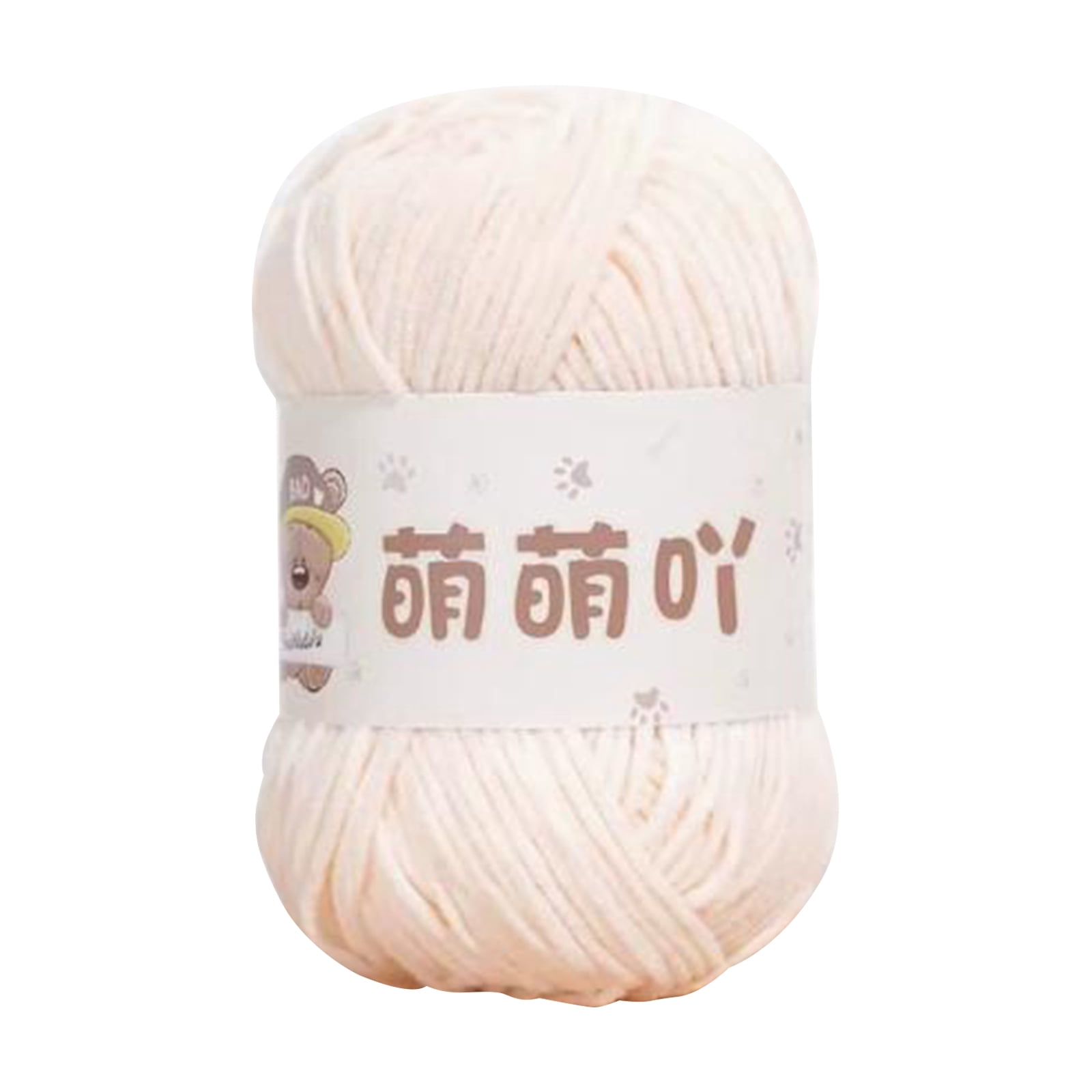 Cotton Crochet Yarn, Soft Breathable Knitting Yarn for Plushies, Crafts ...