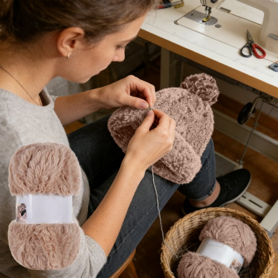 Cotton Crochet Yarn for Knitting, Worsted Weight Yarn for Blankets Hats ...