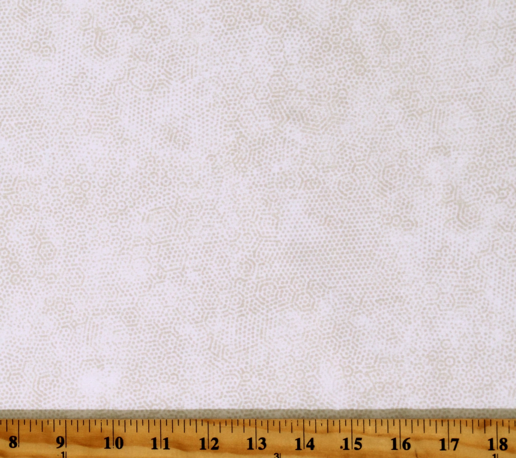 Cotton Dimples in Pearl Small Dots Blender Cream Cotton Fabric Print by ...