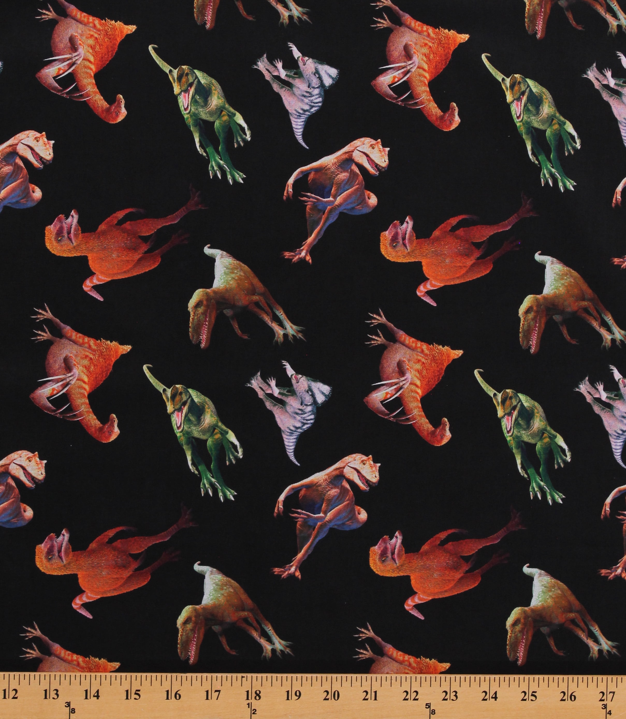 Cotton Dinosaurs T-Rex Velociraptors Triceratops Dinos Tyranno-Chorus ...
