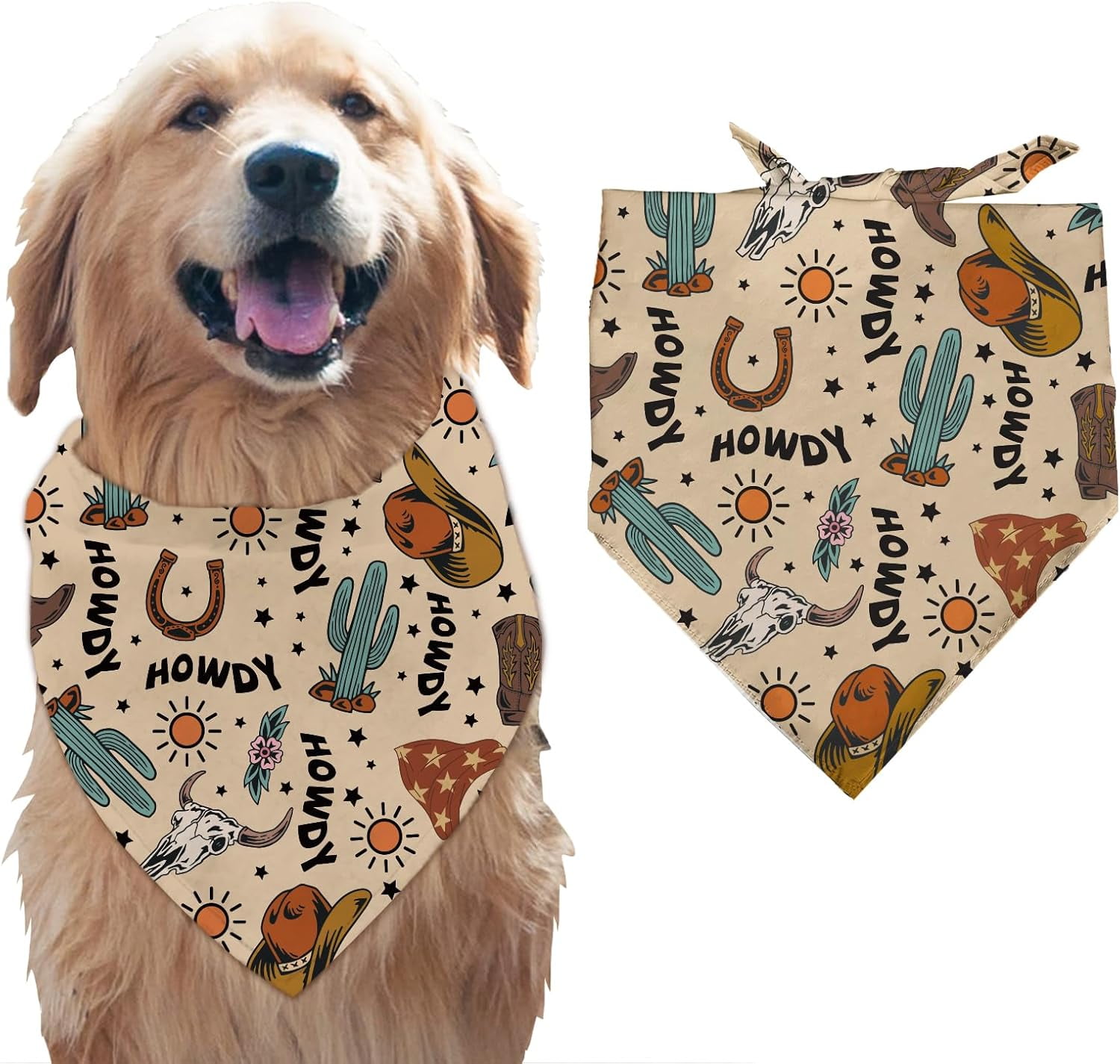 Cotton Dog's Kerchief Triangle Pet's Bandana Mixed Shapes 380x780mm ...