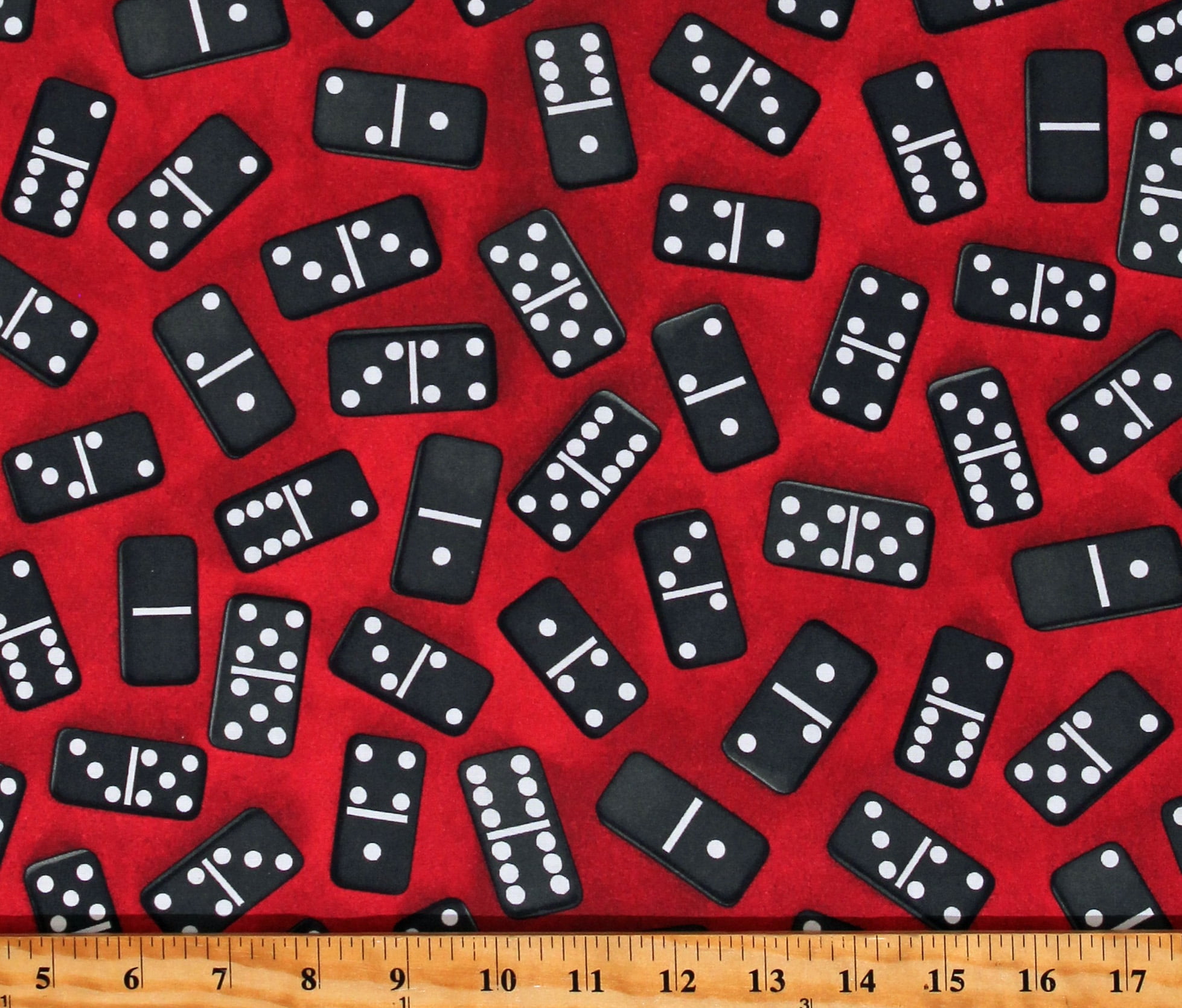 Cotton Dominoes Tiles Games Family Game Night This & That VI Red Cotton ...