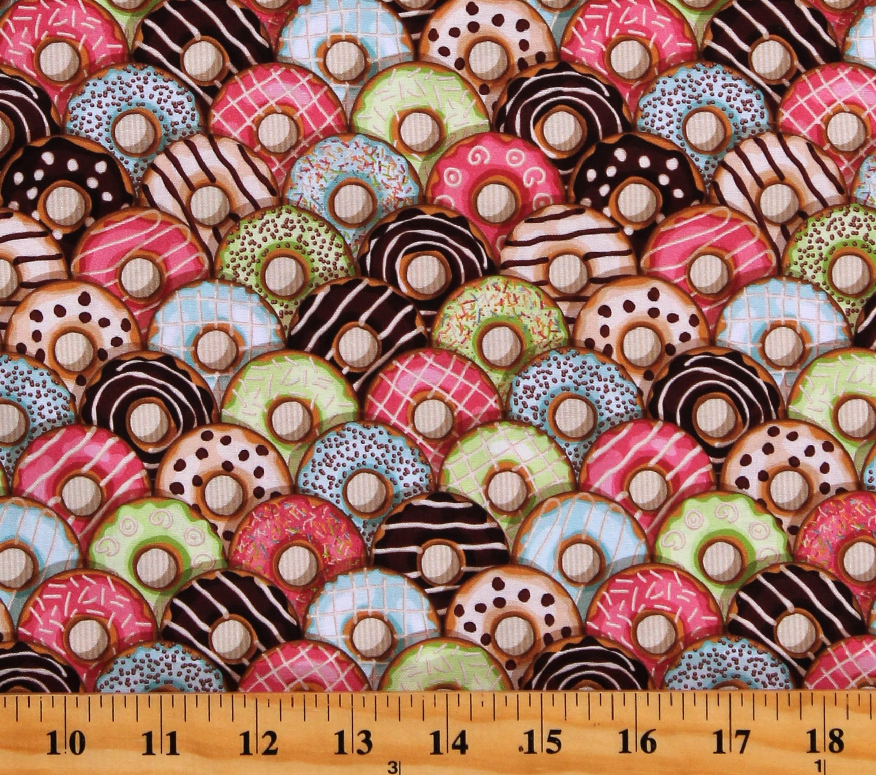Cotton Doughnuts Donuts Assorted Bakery Treats Sweets Food Multi-Color ...