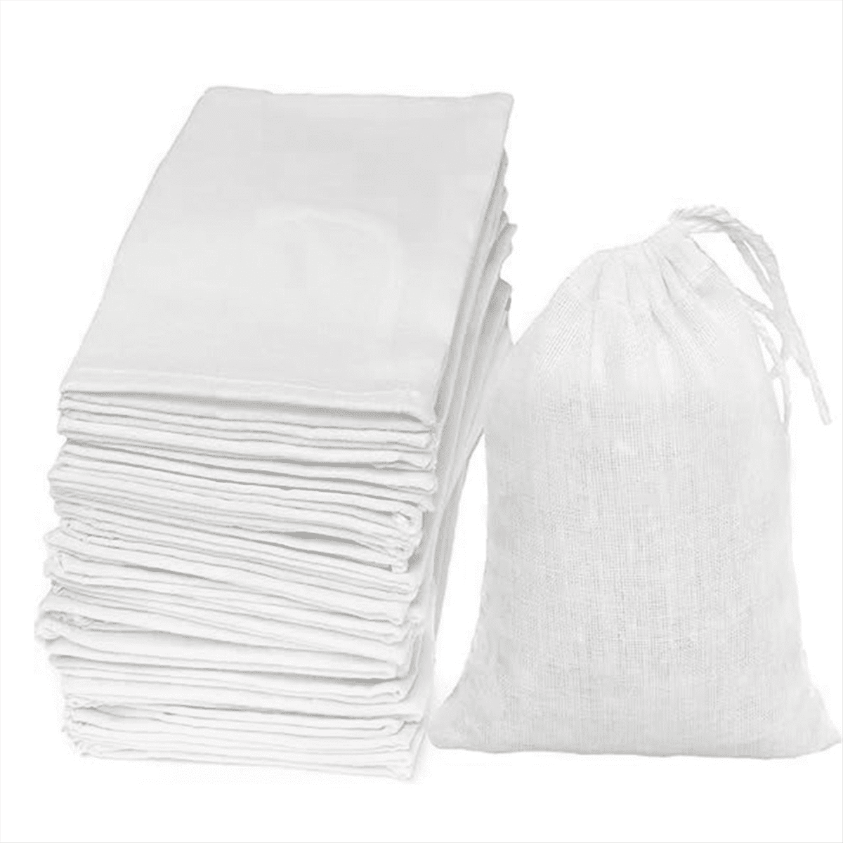 Cotton Drawstring Bags Muslin Sachet Bag for Home Storage Advertising ...