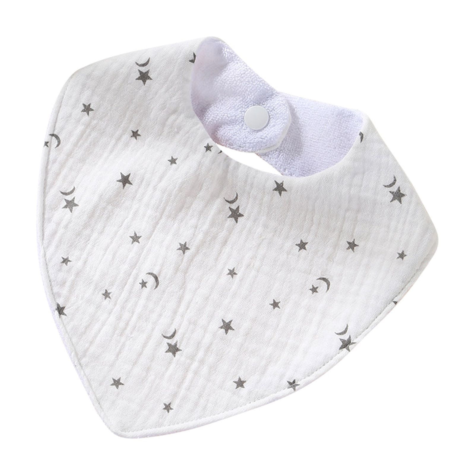 Cotton Drool Bibs Baby Triangle Bandana Bib Infant Muslin Bibs Soft ...