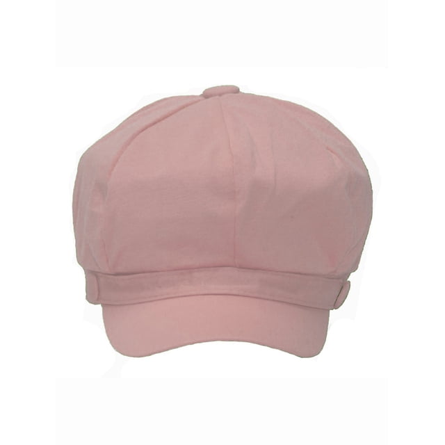 Cotton Elastic Newsboy Cap- Lt Pink - Walmart.com