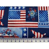 Cotton Fabric Faith Family and Freedom Americana Patchwork 14826-99 ...