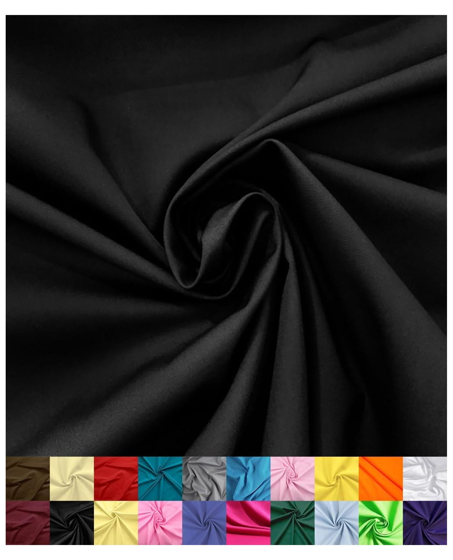 | Cotton Fabric for Sewing | Broadcloth Fabric | by The Yard | 60" Wide ...